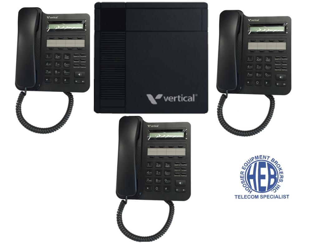 VS100-3VU8 KSU w/ 12 Ext (8 DKT + 4 SLT) 4 Port 2 Hour VM + 3 VU-9208-00